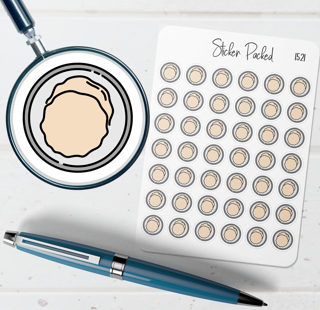 Crepe Unrolled Planner Sticker Crepe Unrolled Icon Sticker Crepe ...