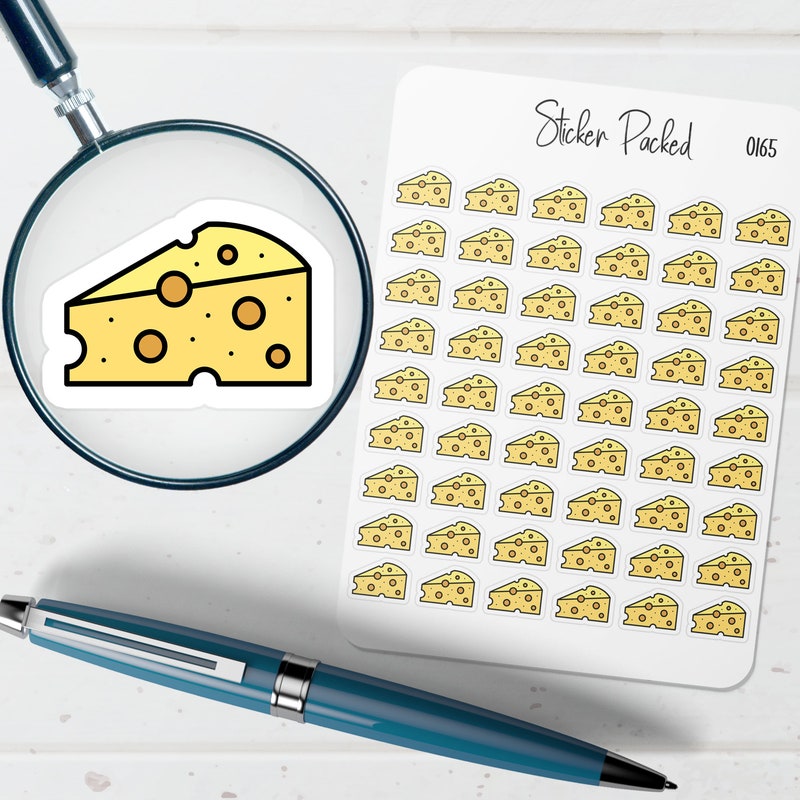Cheese Stickers - Etsy