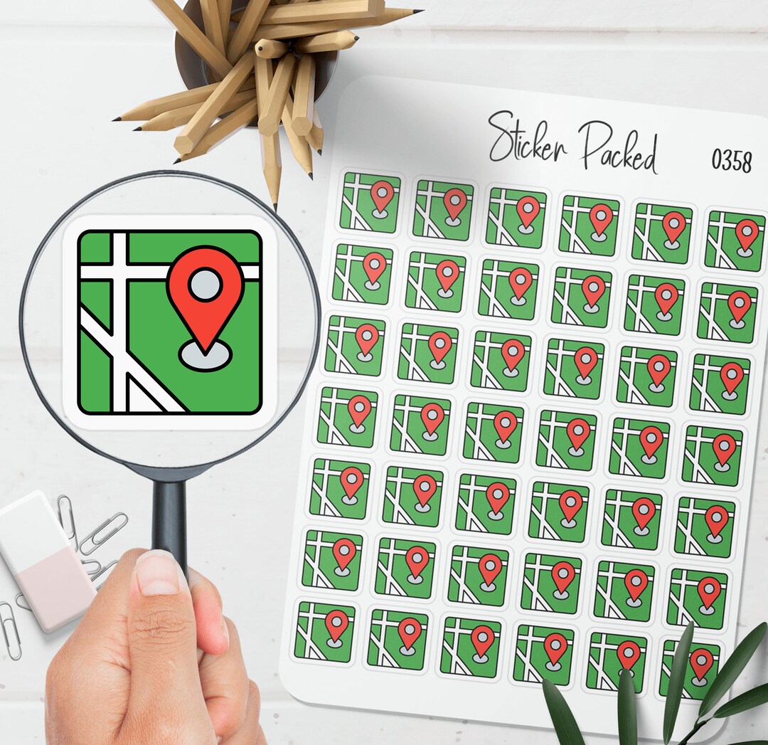Address Planner Sticker Address Icon Sticker Address Sticker - Etsy