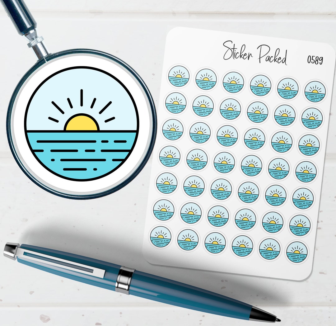 Horizon Planner Sticker Horizon Icon Sticker Horizon Sticker - Etsy