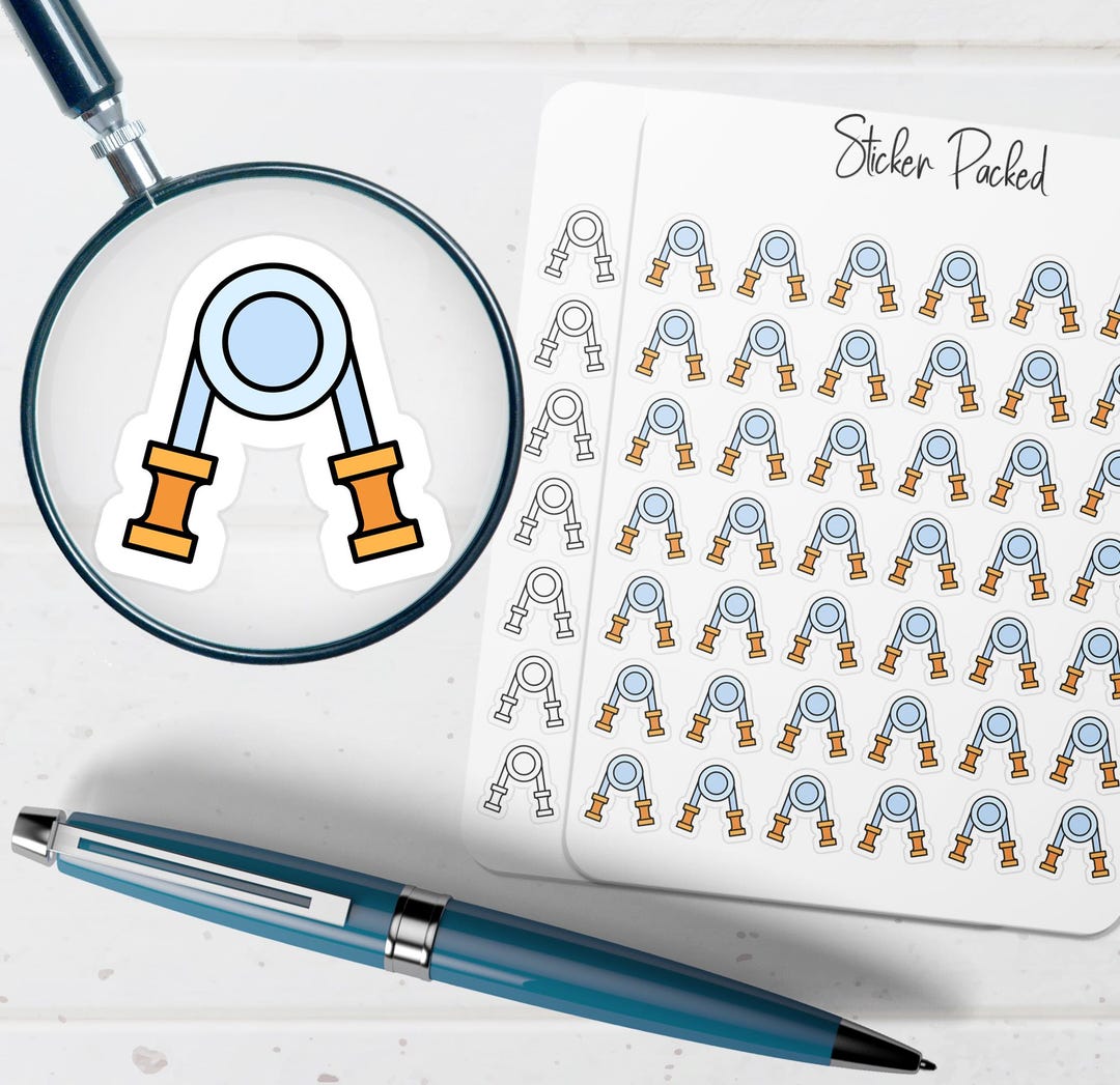 Hand Grip Planner Sticker Hand Grip Icon Sticker Hand Grip Sticker - Etsy