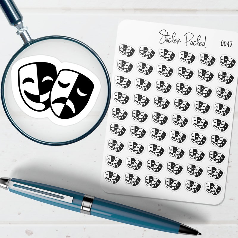 Theatre Stickers - Etsy