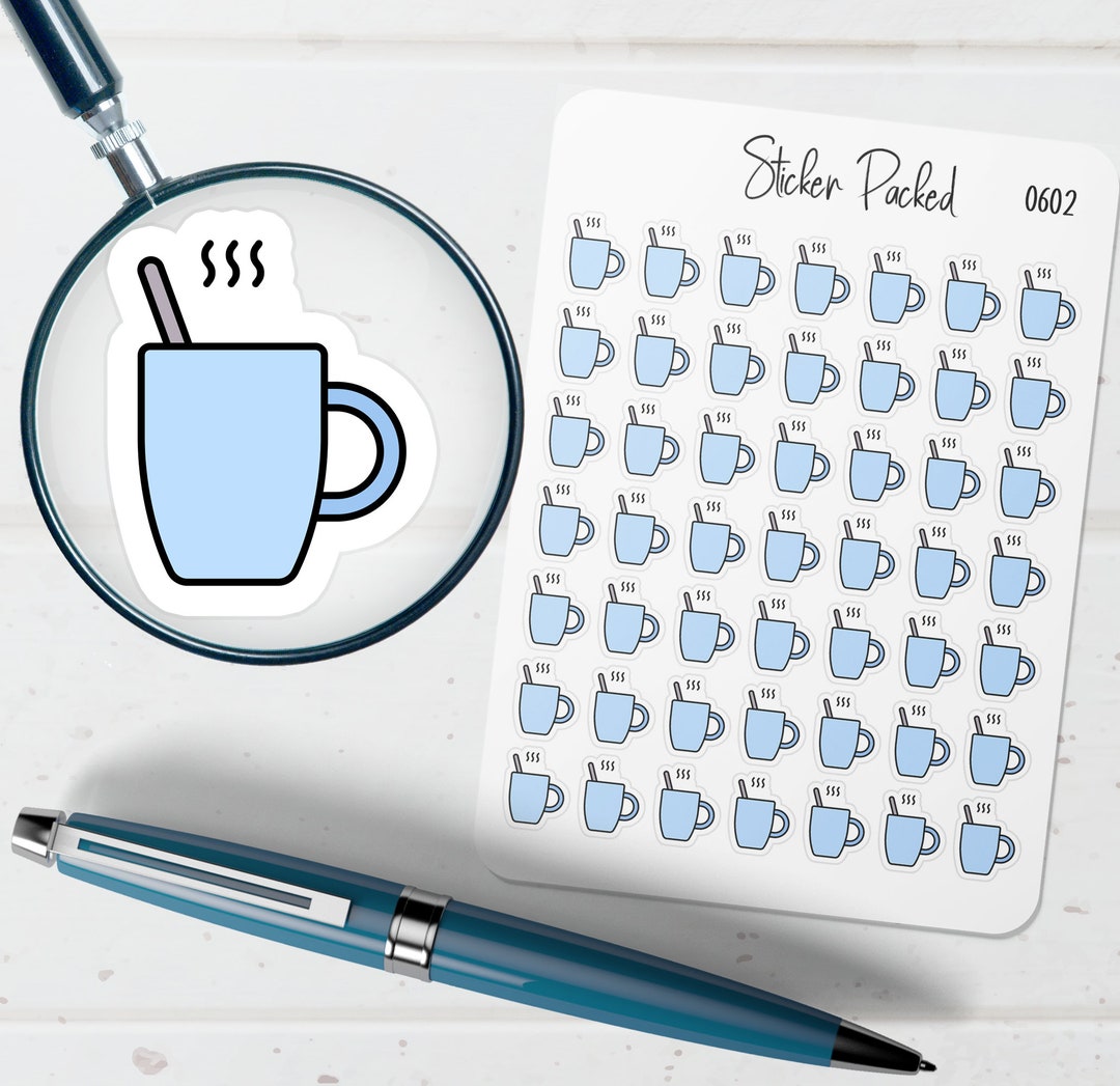 Mocha Planner Sticker Mocha Icon Sticker Mocha Sticker - Etsy