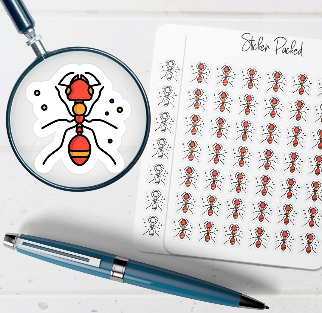 Ant Planner Sticker Ant Icon Sticker Ant Sticker Insect Planner Sticker ...
