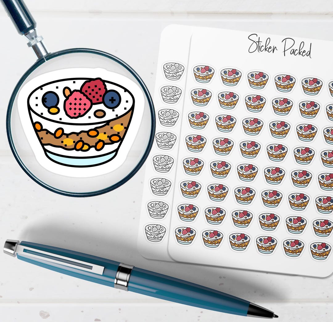 Parfait Planner Sticker Parfait Icon Sticker Parfait Sticker - Etsy