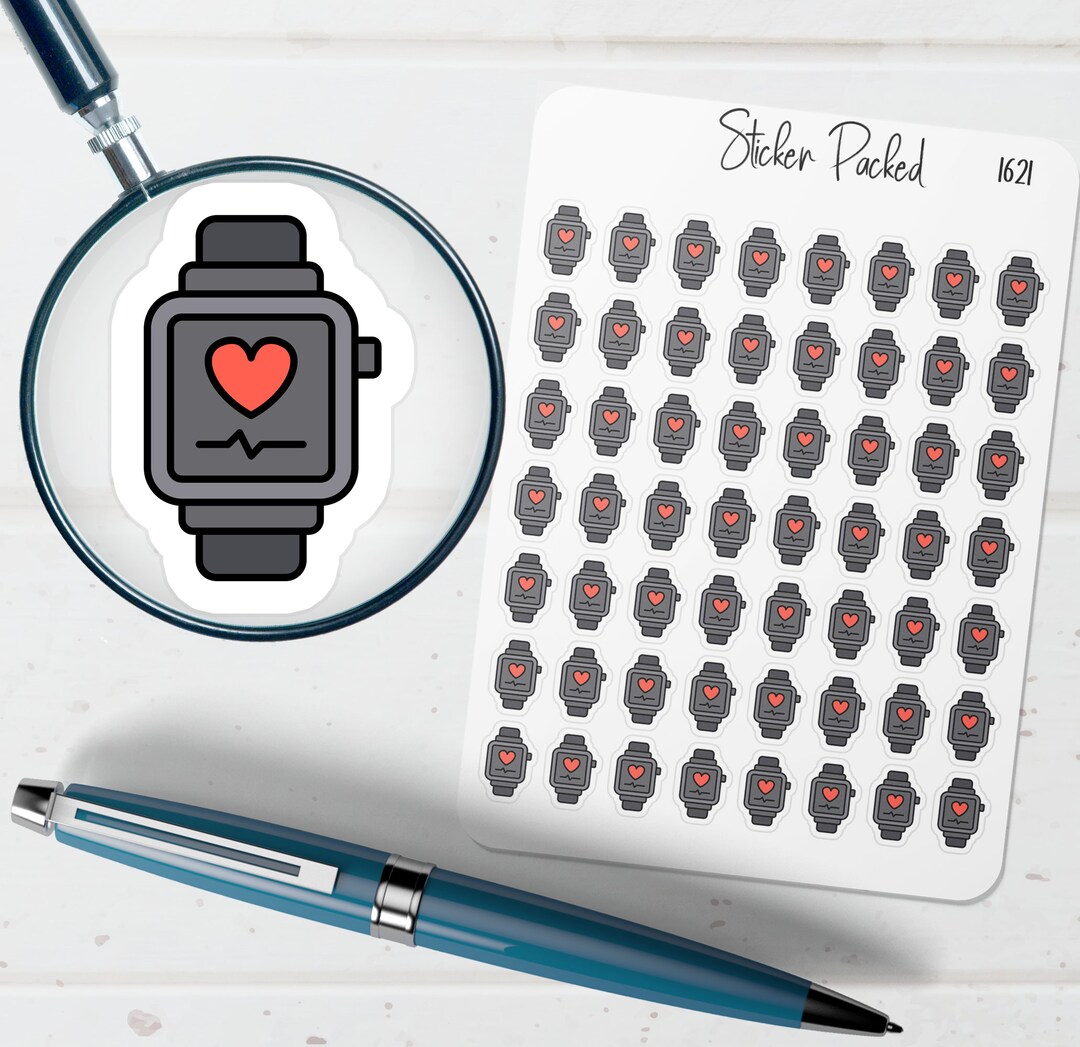 Smartwatch Planner Sticker Smartwatch Icon Sticker Smartwatch Sticker ...