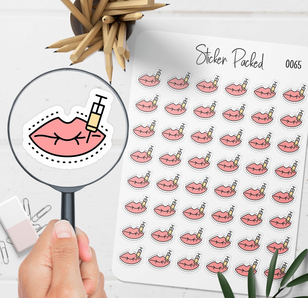 Botox Planner Sticker Botox Icon Sticker Botox Sticker - Etsy