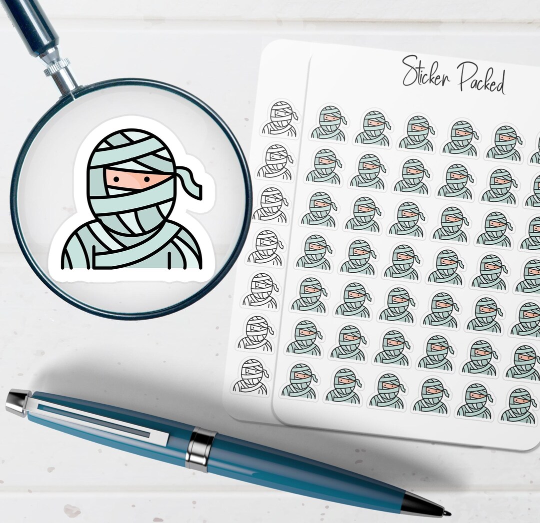 Mummy Planner Sticker Mummy Icon Sticker Mummy Sticker Halloween ...