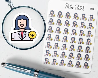 Psychology Printed STICKERS Set, Psychology Student Stickers, Bullet ...