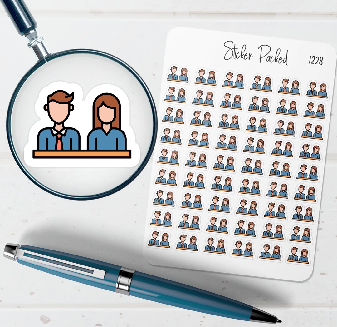 Coworker Planner Sticker Coworker Icon Sticker Coworker Sticker - Etsy
