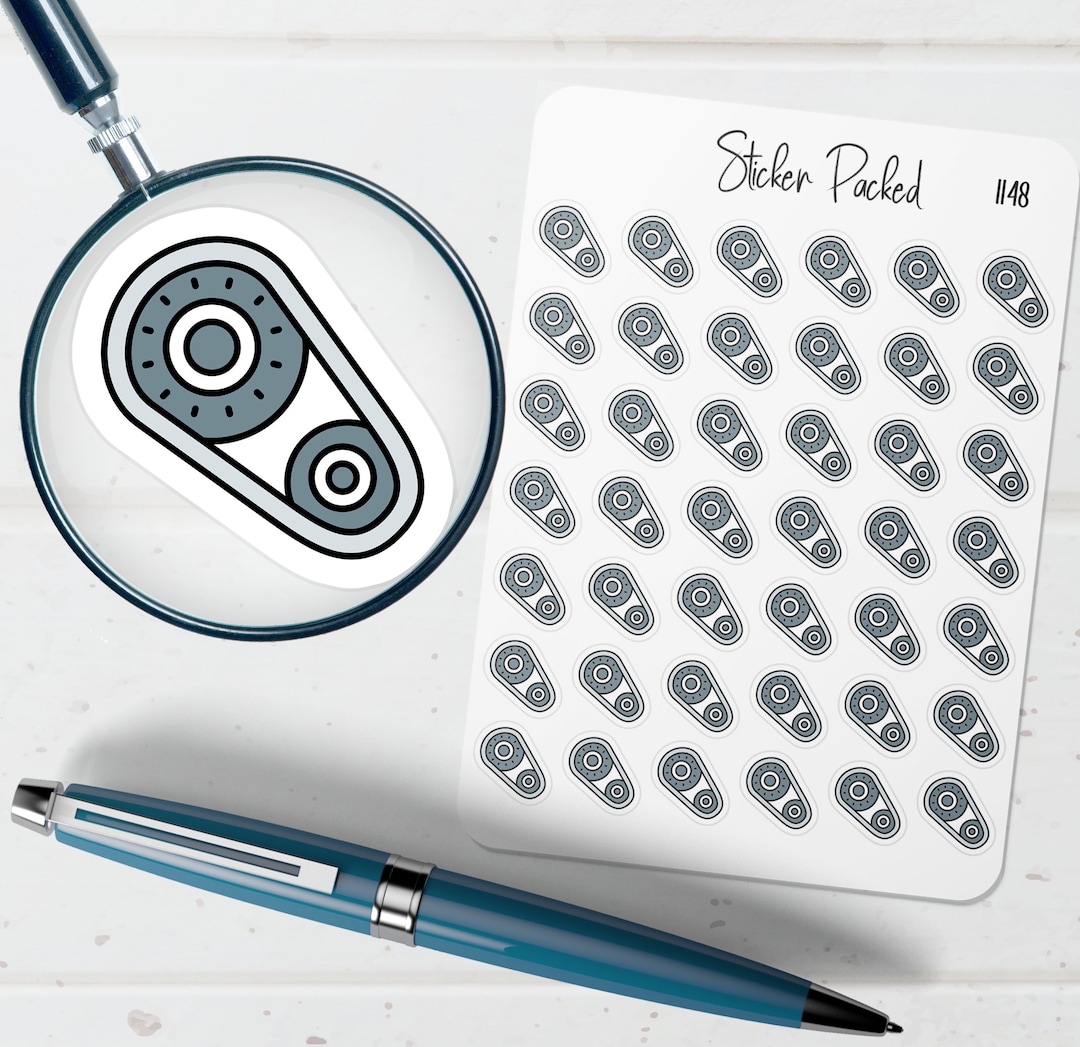 Belt Planner Sticker Belt Icon Sticker Belt Sticker - Etsy