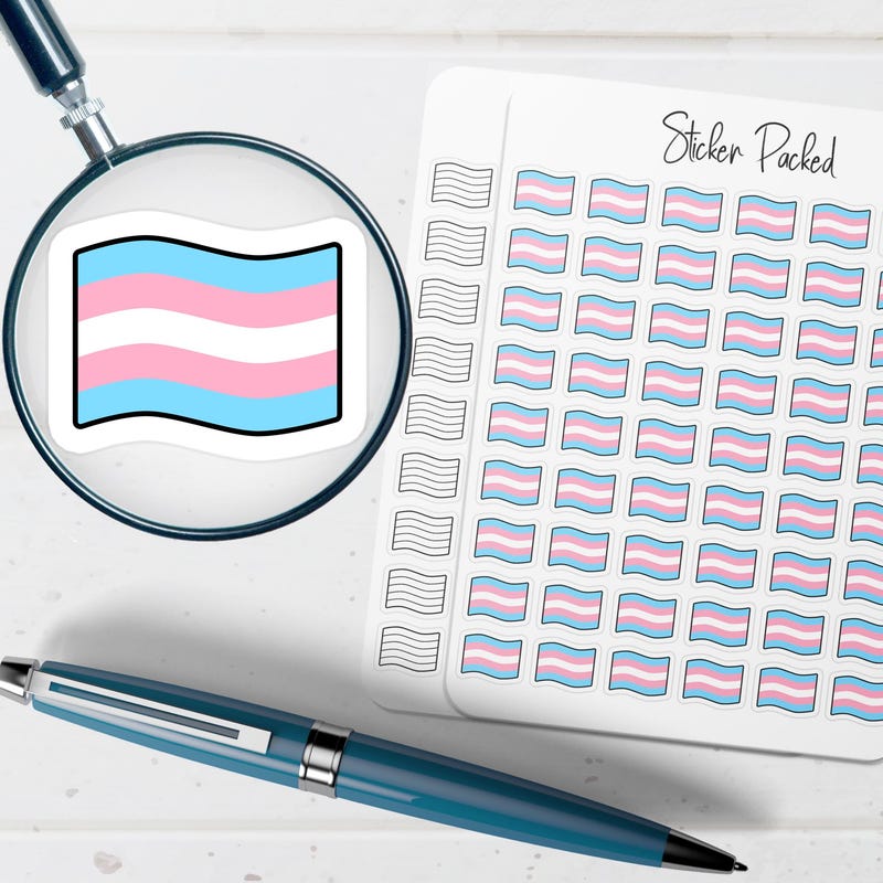 Transgender Mini Stickers - Etsy