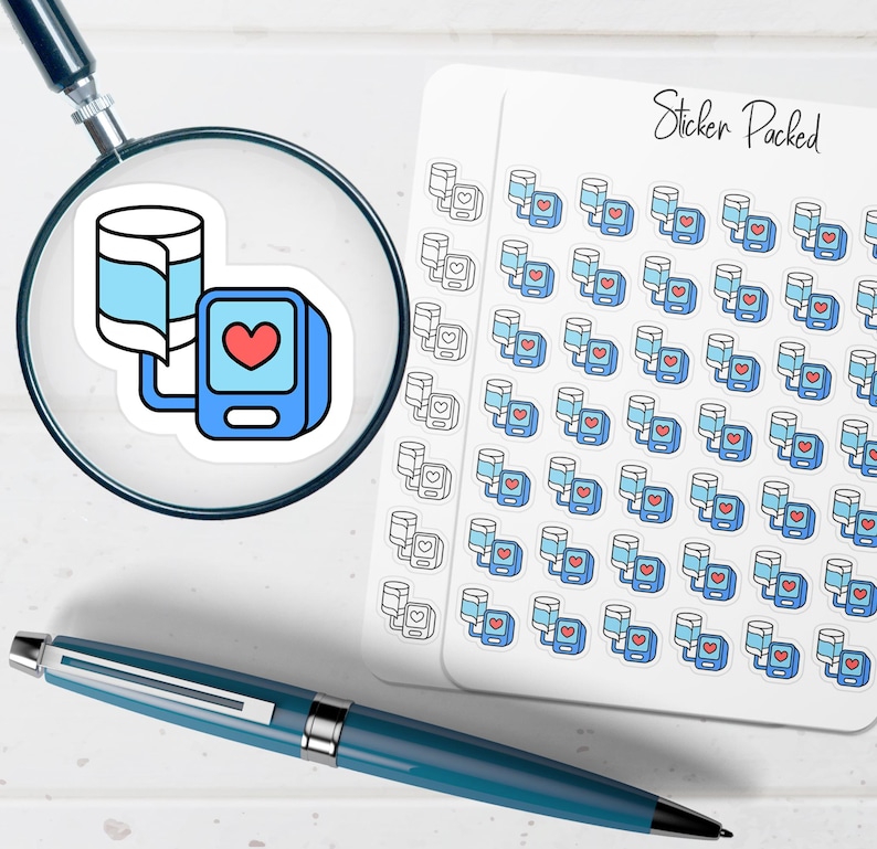 Blood Pressure Planner Stickers Medical Stickers for Planners ...