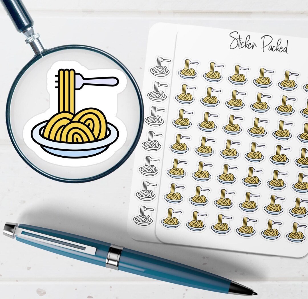 Pasta Planner Sticker Pasta Icon Sticker Pasta Sticker Pasta Planner ...