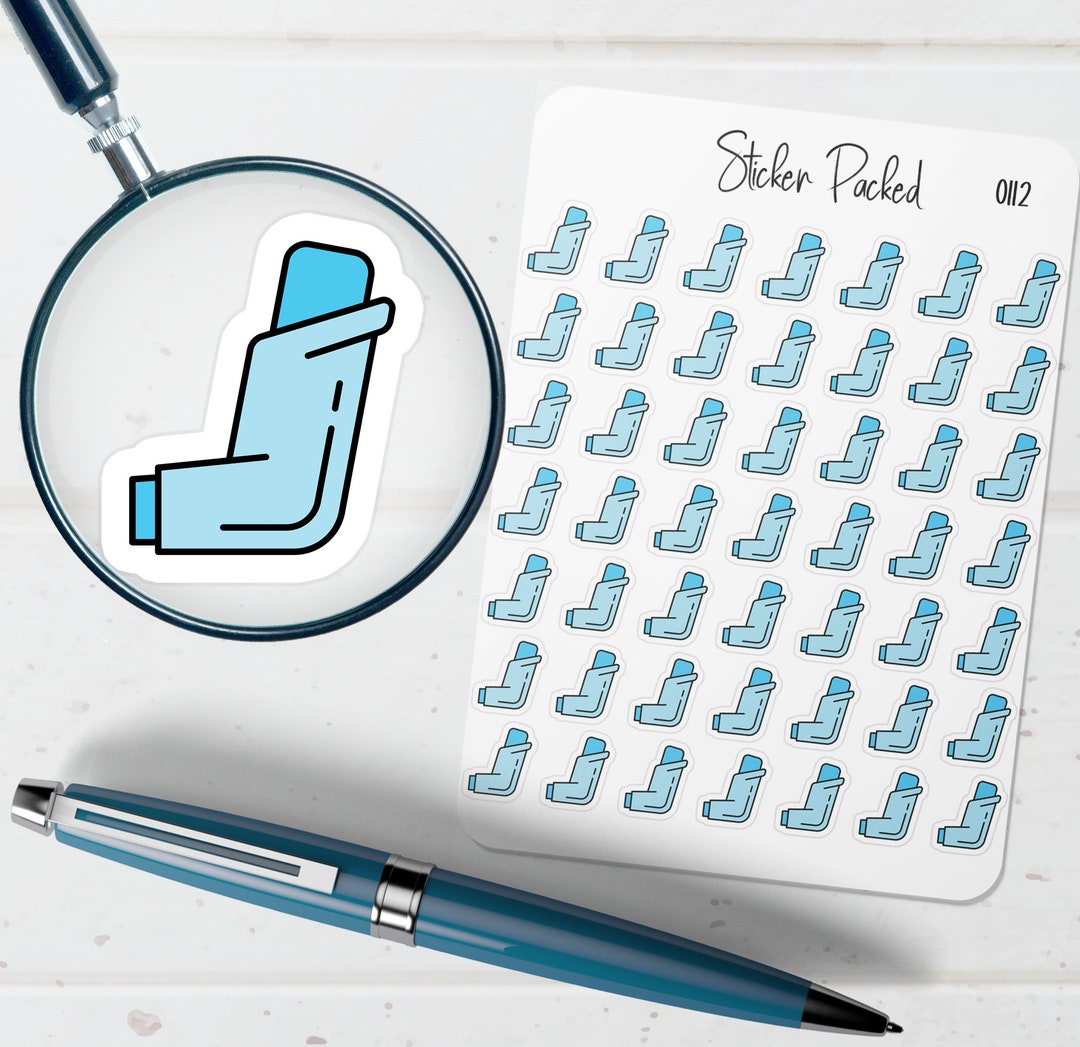 Inhaler Planner Sticker Inhaler Icon Sticker Inhaler Sticker - Etsy