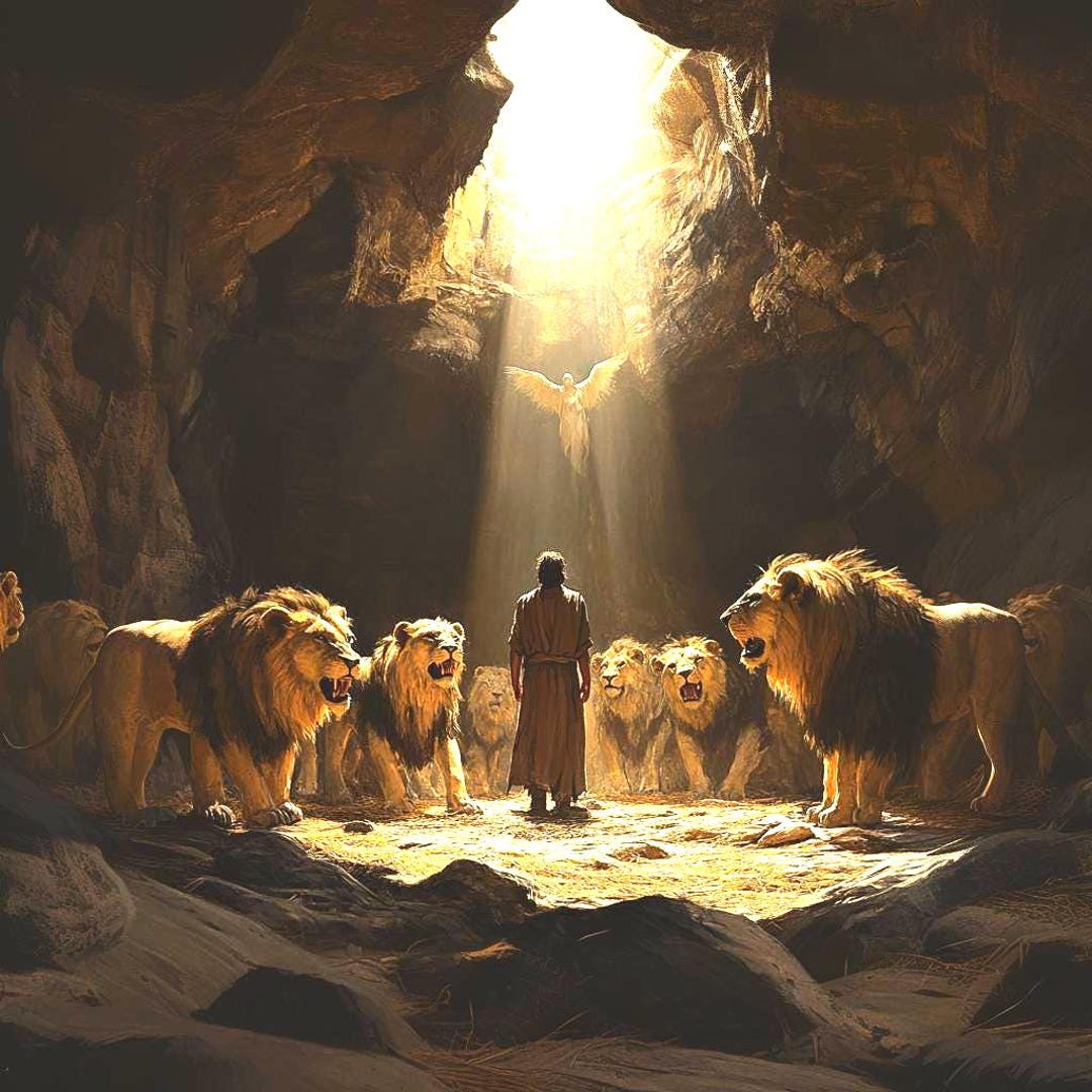 Daniel in the Lions Den - Etsy