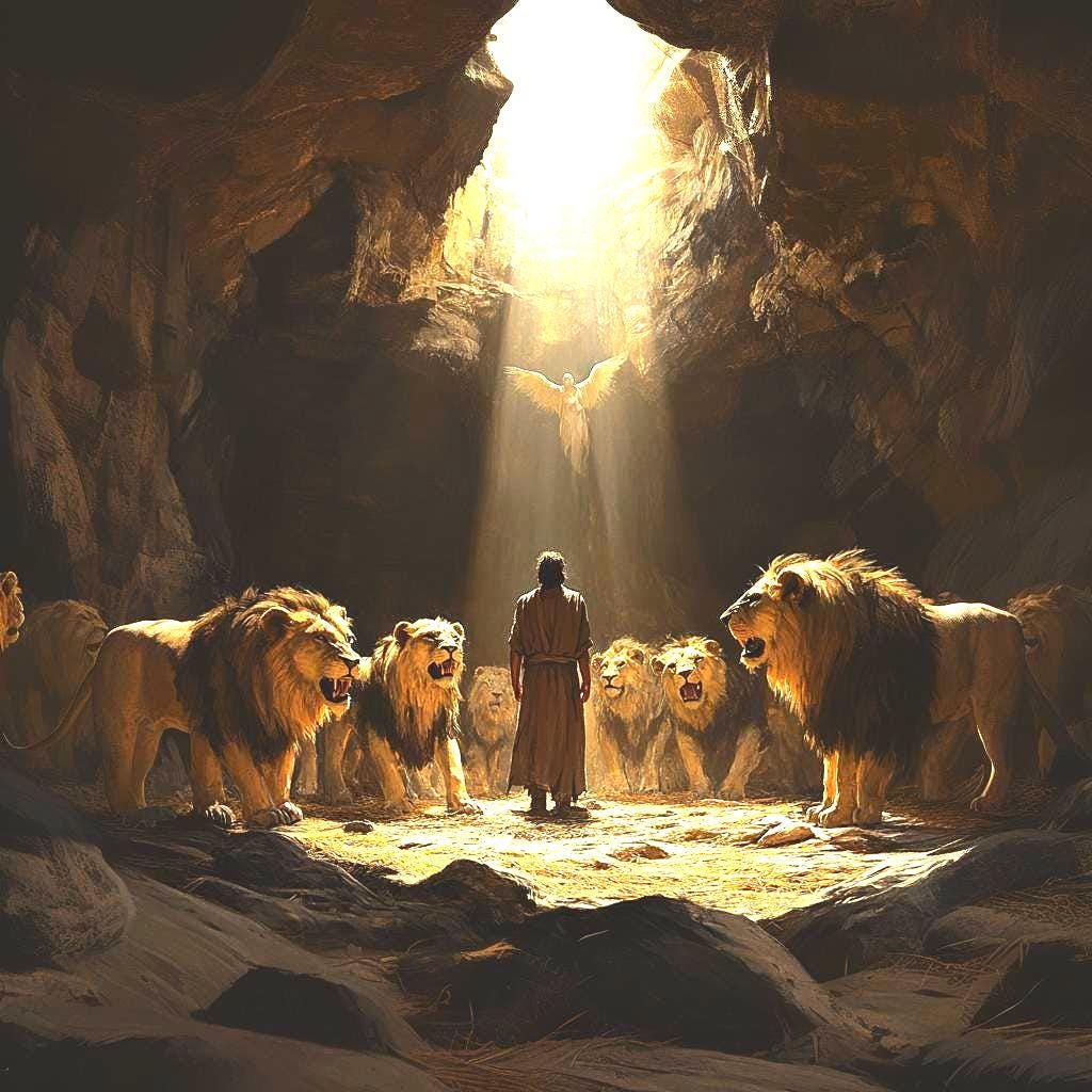 Daniel in the Lions Den - Etsy