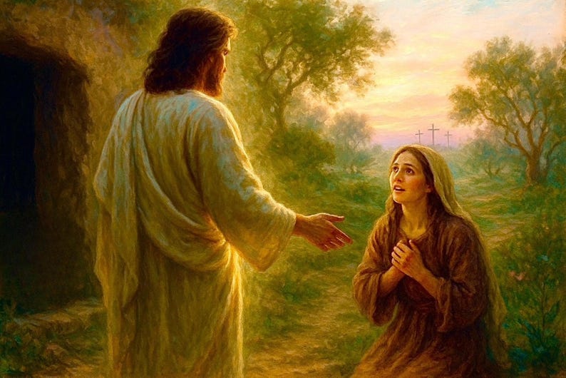 Mary Sees the Risen Jesus - Etsy