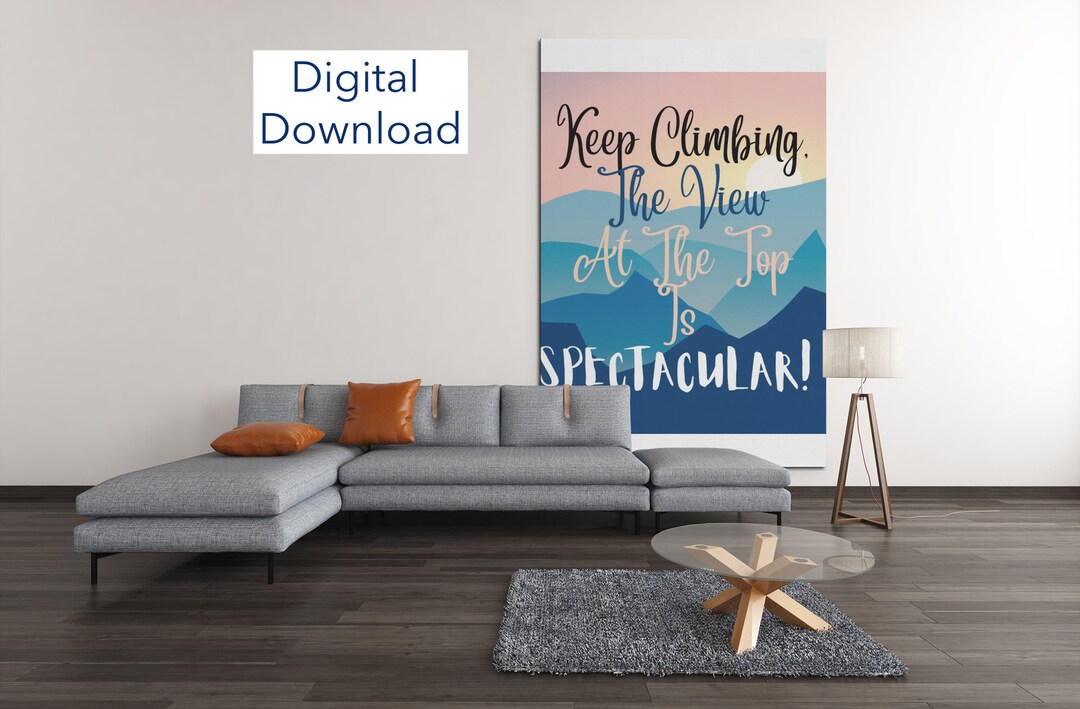 Inspirational Art, Digital Art, Printable Art Work, Wall Décor, Digital ...