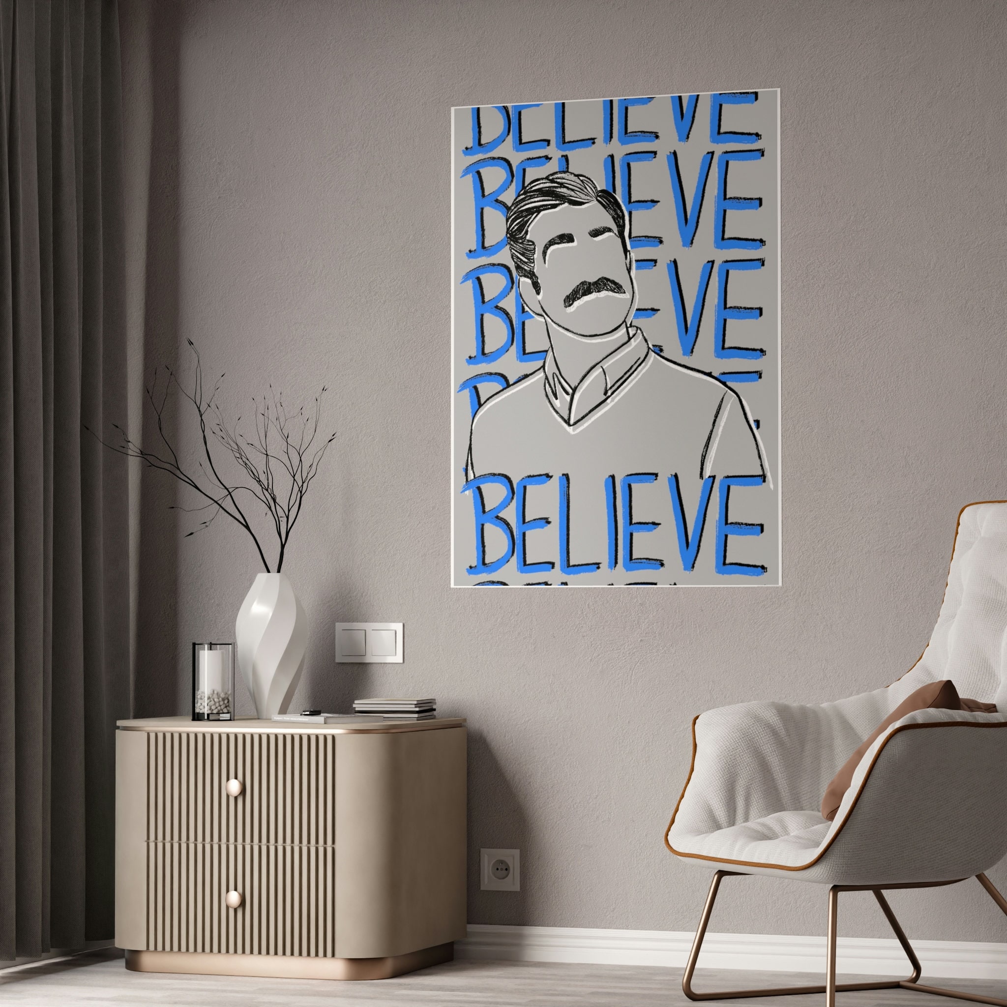 Ted Lasso Believe Poster