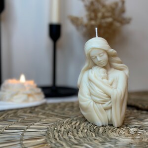 Christmas Candle,| Mother of God, | Mary&baby, | Jesus Candle ...
