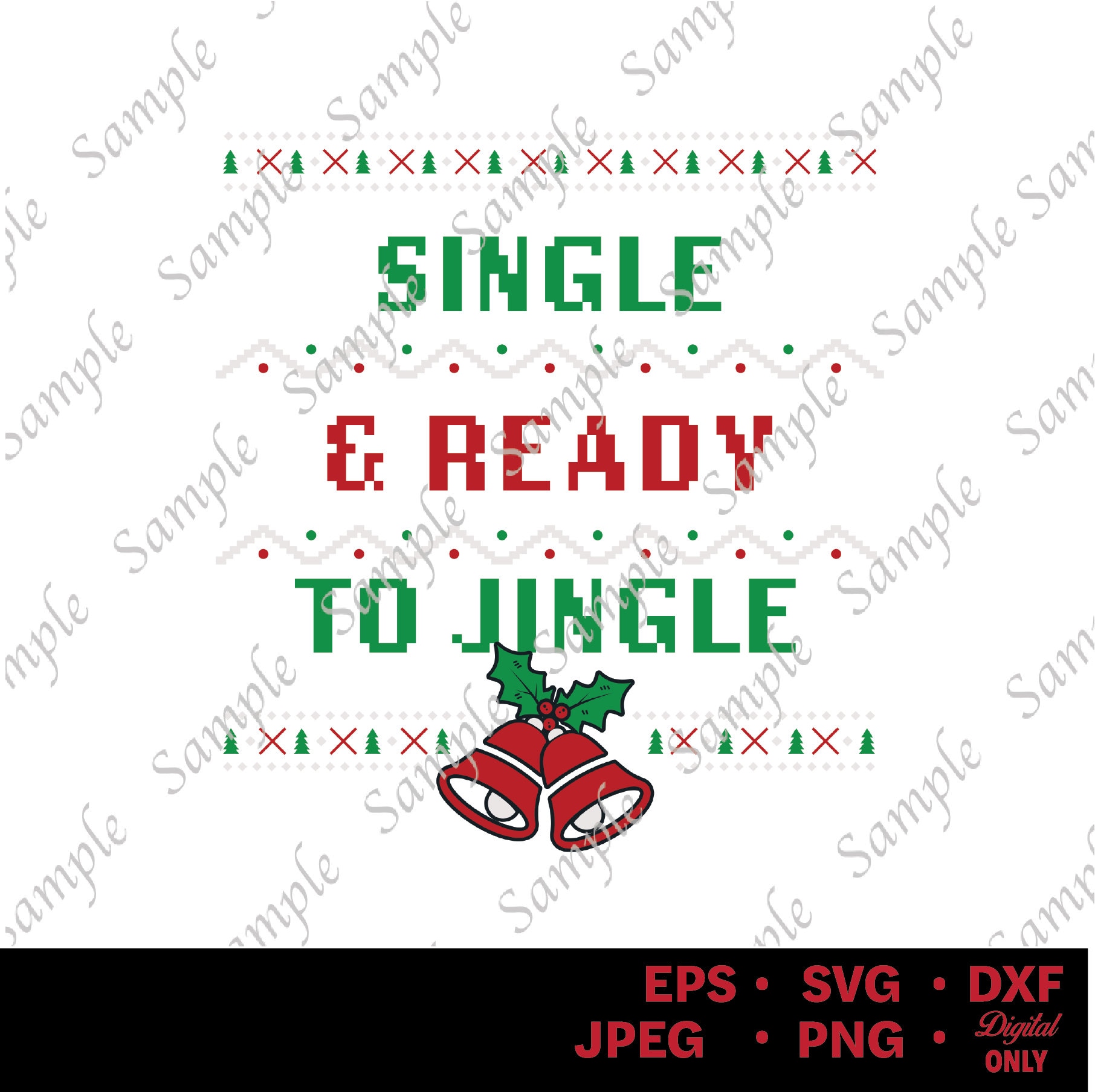 Single and Ready to Jingle Svg Christmas Svg Ready to Jingle - Etsy
