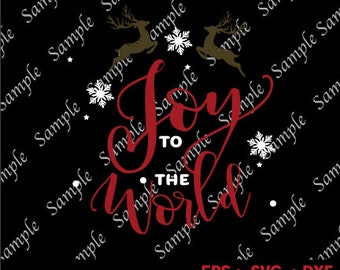 Joy to the World SVG File, Joy to the World, Svg, Joy Svg, Joyful ...