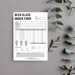 Editable Beer Glass Order Form, Custom Glass Cup Order Form, Printable ...