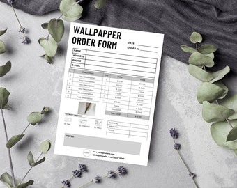 Editable Order Form Template, Printable Small Business Order Form ...