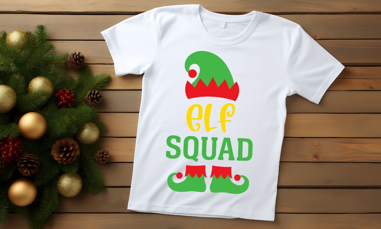 Elf Squad SVG, Christmas SVG for Shirts, Elf Squad Svg, Matching ...
