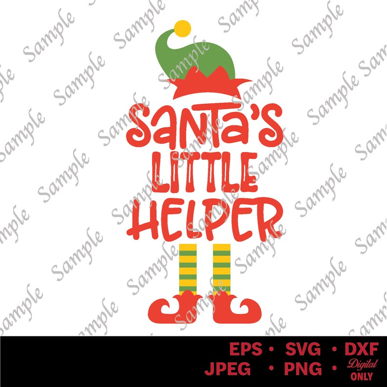 Santa's Big Helper Svg, Santa's Middle Little Helper Svg, Matching ...