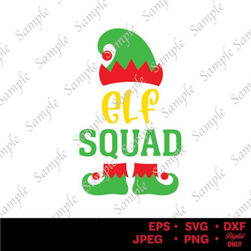 Elf Squad Svg - Etsy