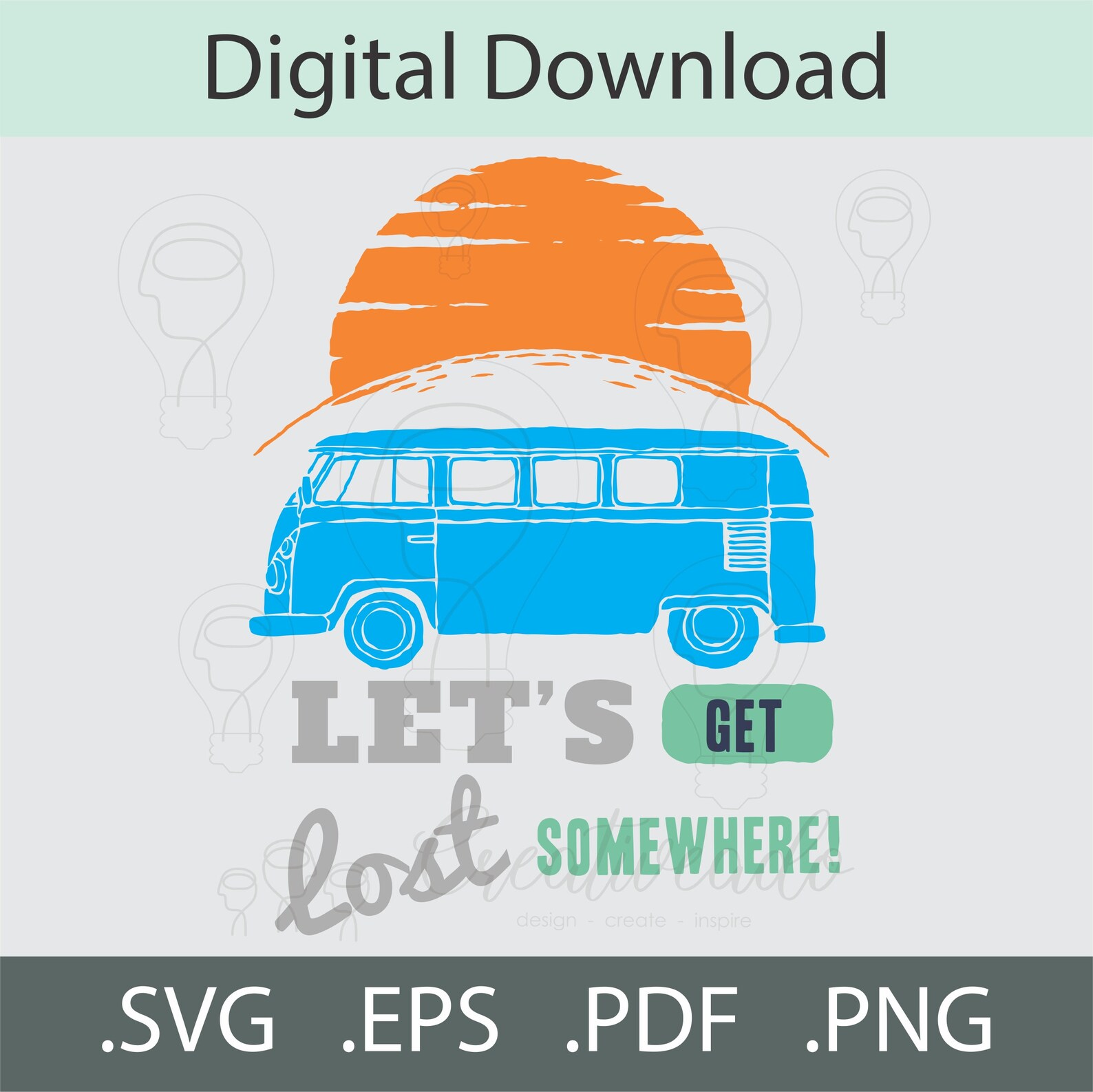 Let's Get Lost Somewhere Svg Camping Svg Travel Svg Exploring Travel ...
