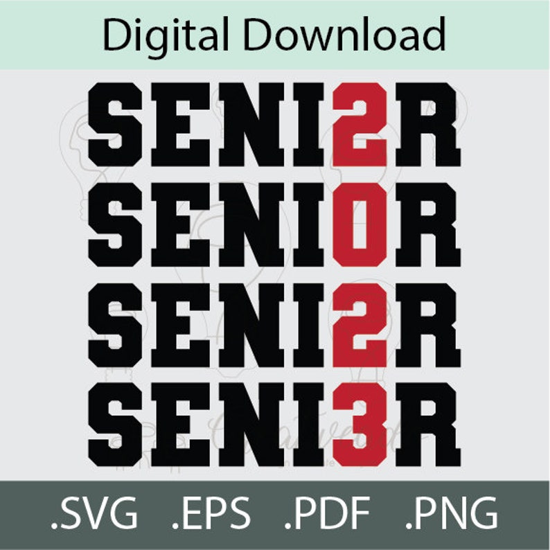 Senior Class of 2023 SVG Graduation SVG Senior Graduation Digital ...