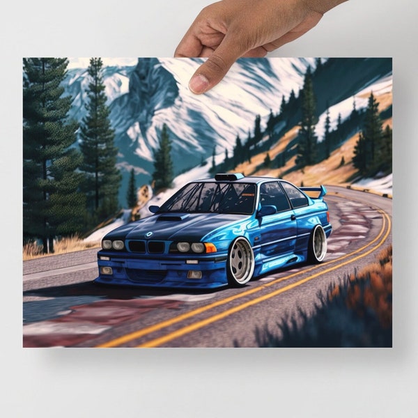 Bmw E36 Poster - Etsy