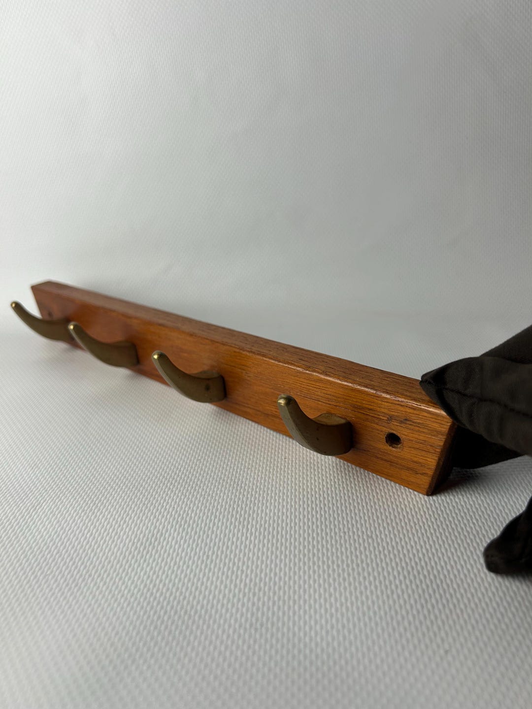 Hanger Clothes Hanger Clothes Rack Teak Brass Sweden 1960s. Swedish ...