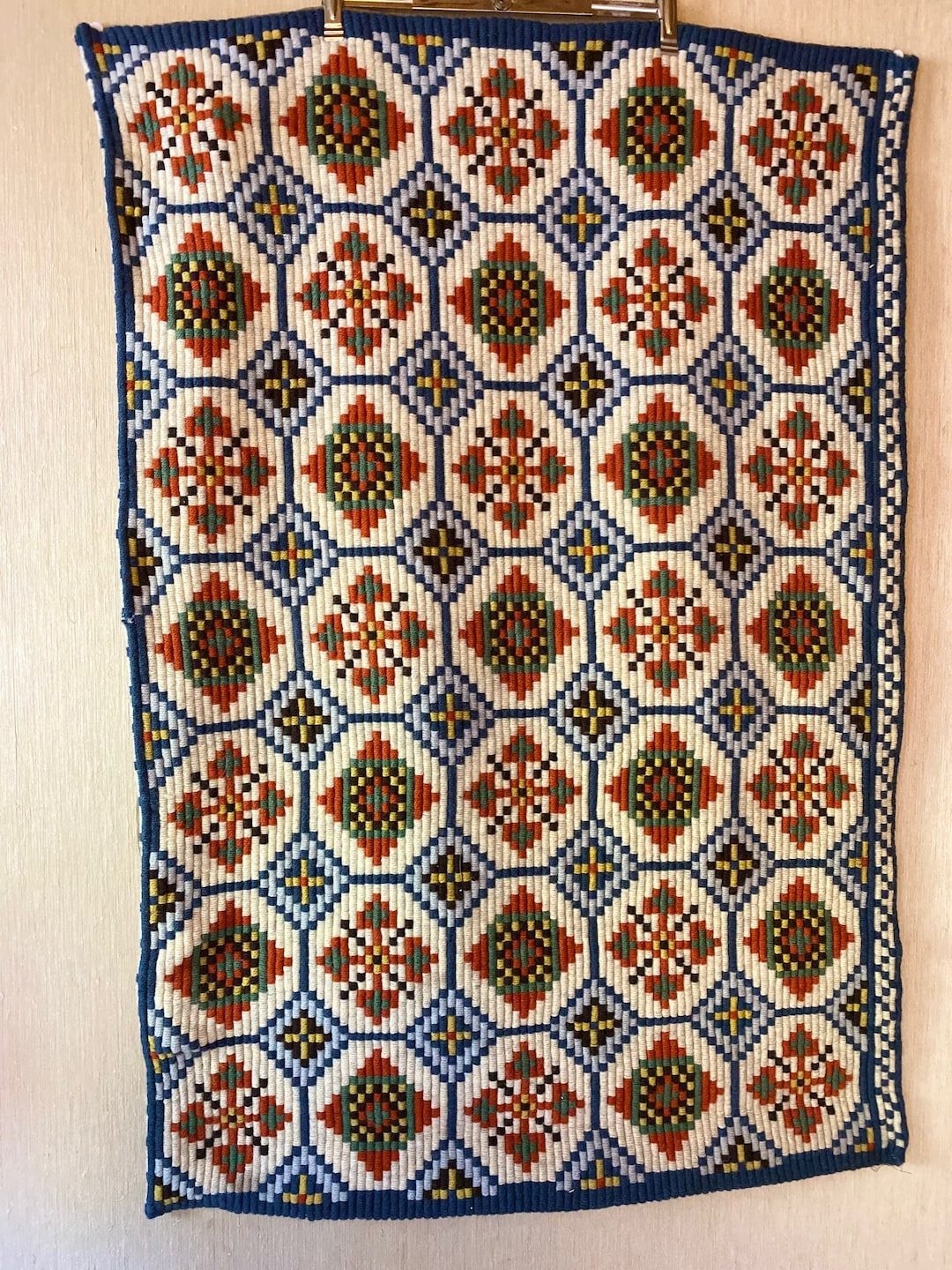 Hand Woven Wall Decoration Scandinavian Vintage Tapestry. Nordic Design ...