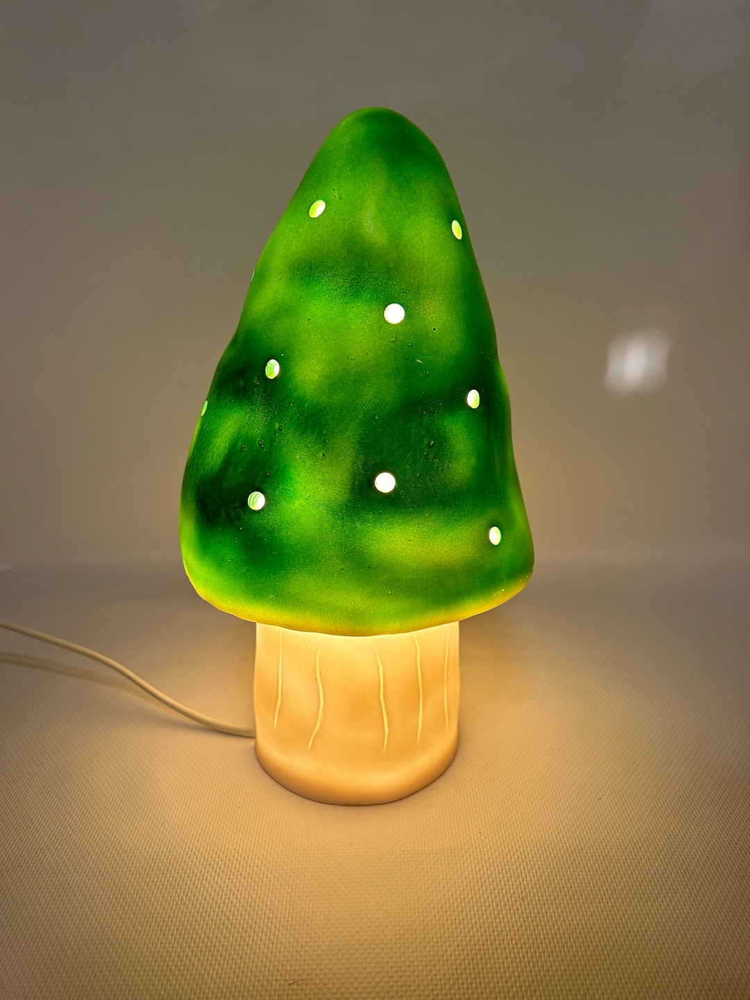 Vintage Mushroom Lamp Heico. Desk Lamp. Table Lamp. Childrens Lamp ...