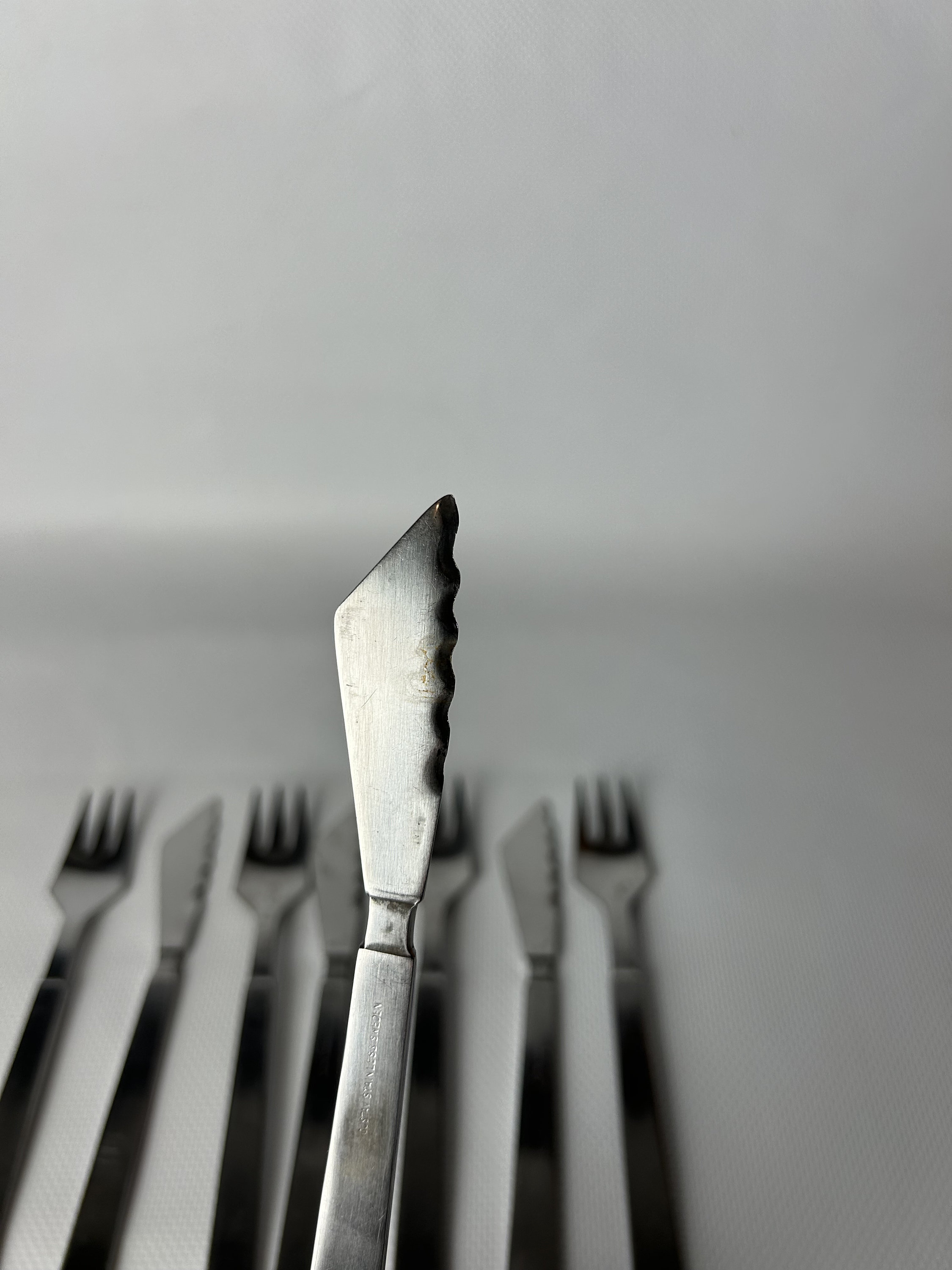 Rare Gustav Stainless Sweden Flatware. Starter. 1970s. Appetizer ...