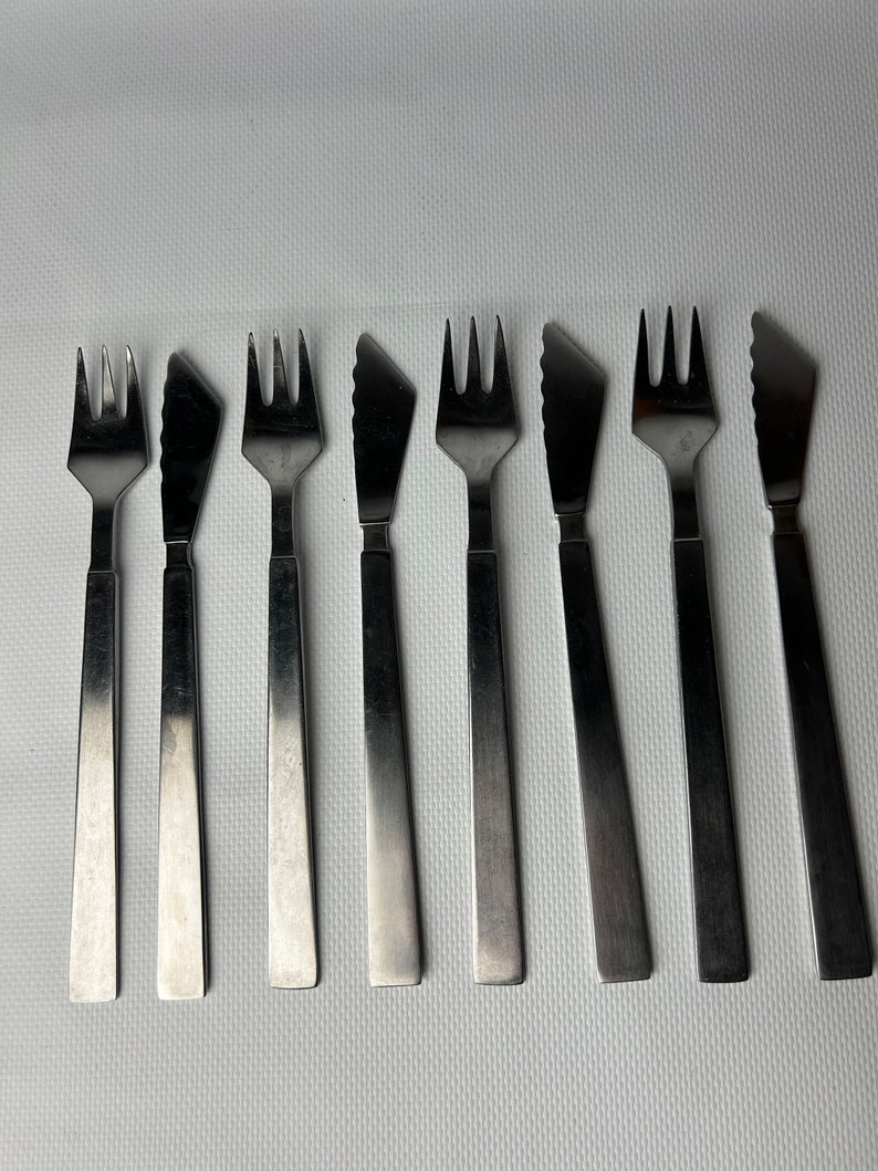 Rare Gustav Stainless Sweden Flatware. Starter. 1970s. Appetizer ...