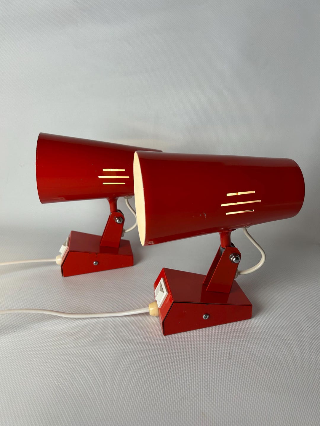 Pair of LUXO L10 Wall Lamps Bedside Lamps Jac Jacobsen Norway Norwegian ...