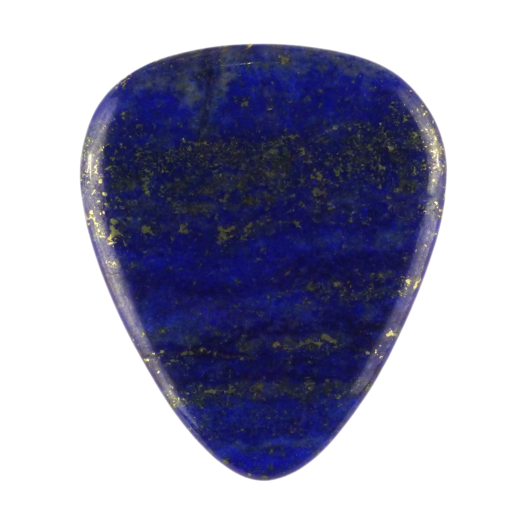 Lapis Lazuli Stone Guitar or Bass Pick - 3.0 Mm Ultra Heavy Gauge - 351 ...