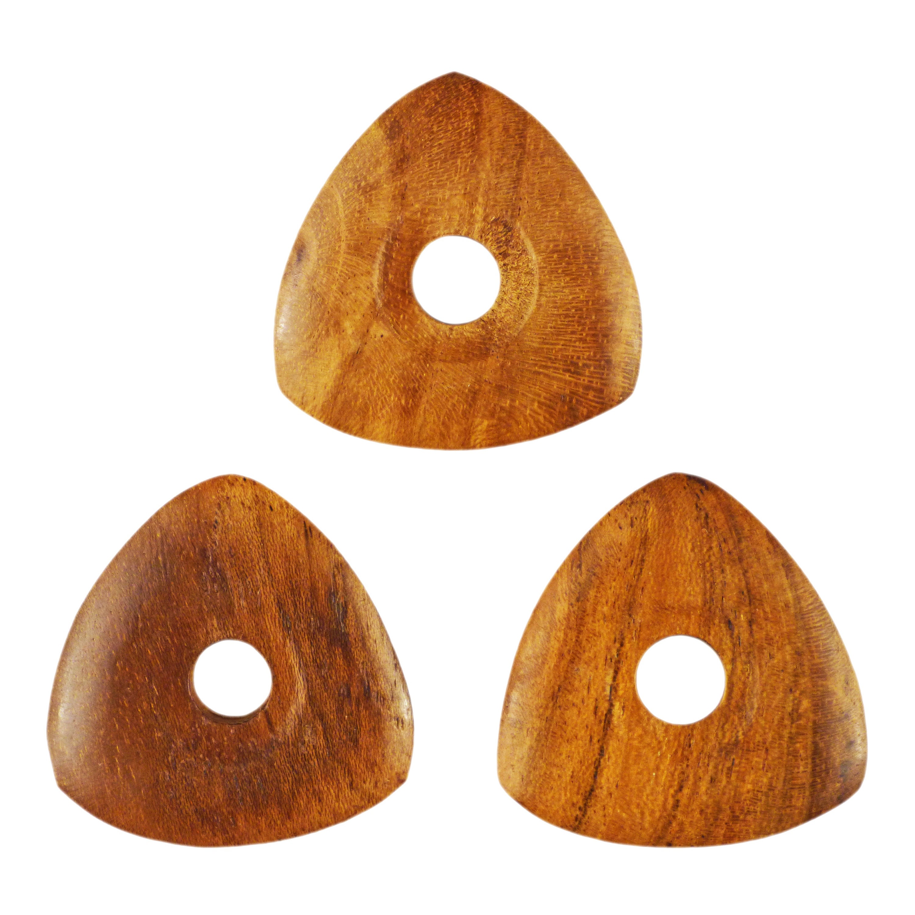 Teak Wood Guitar or Bass Pick 4.0 Mm Ultra Heavy Gauge 346 Contoured ...