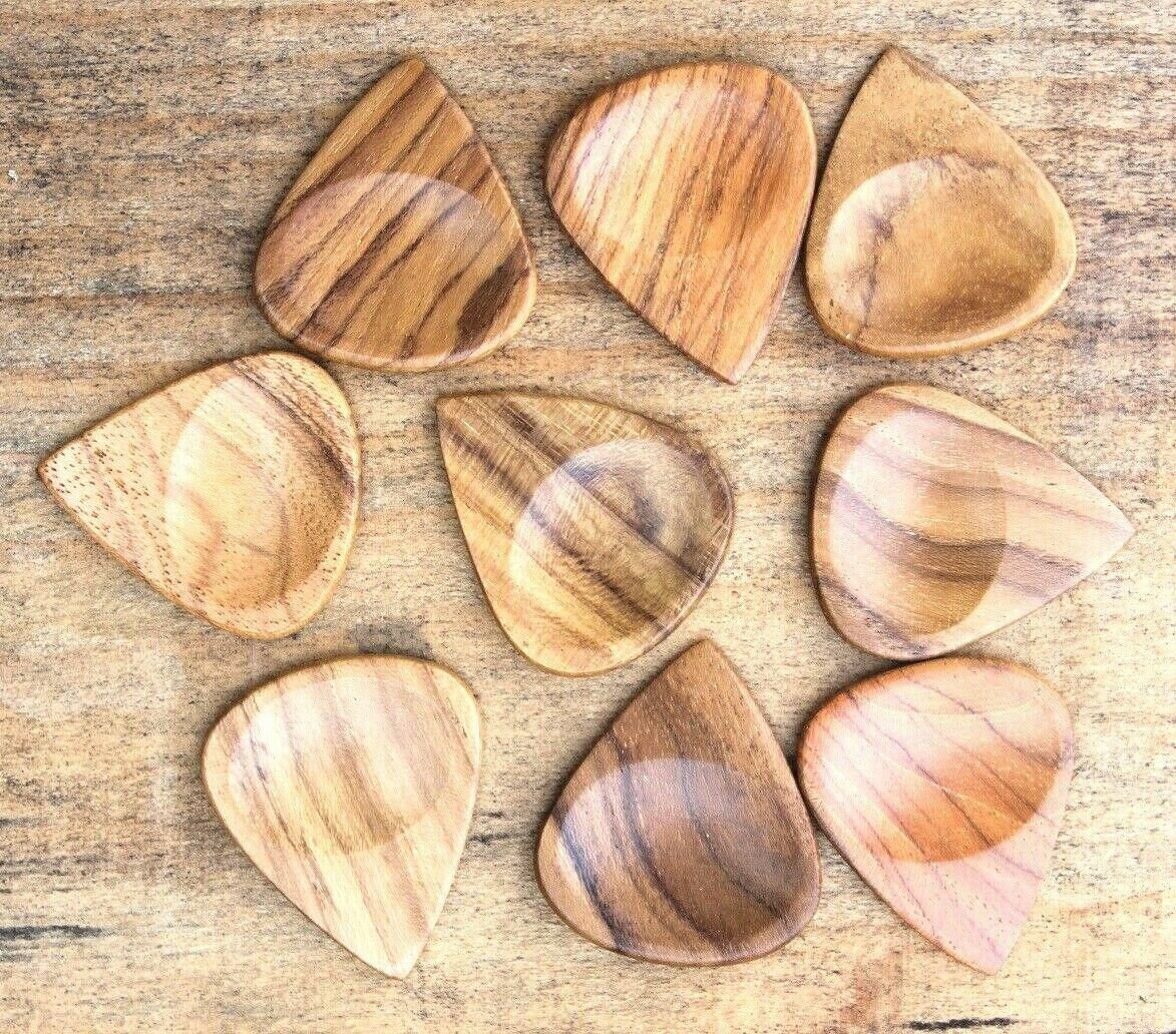 Teak Wood Guitar or Bass Pick - 3.0 Mm Ultra Heavy Gauge - 351 Groove ...