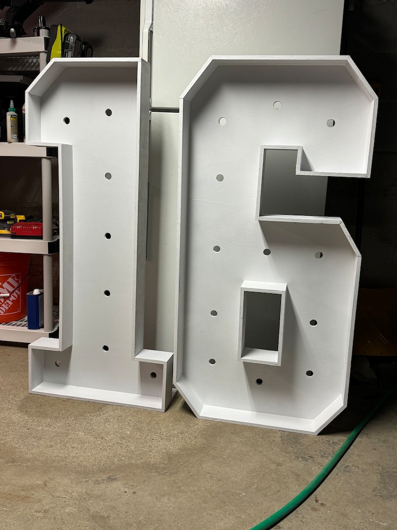 4 Foot Marquee Numbers - Etsy