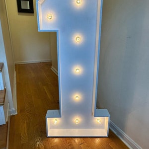 4 Foot Marquee Numbers - Etsy