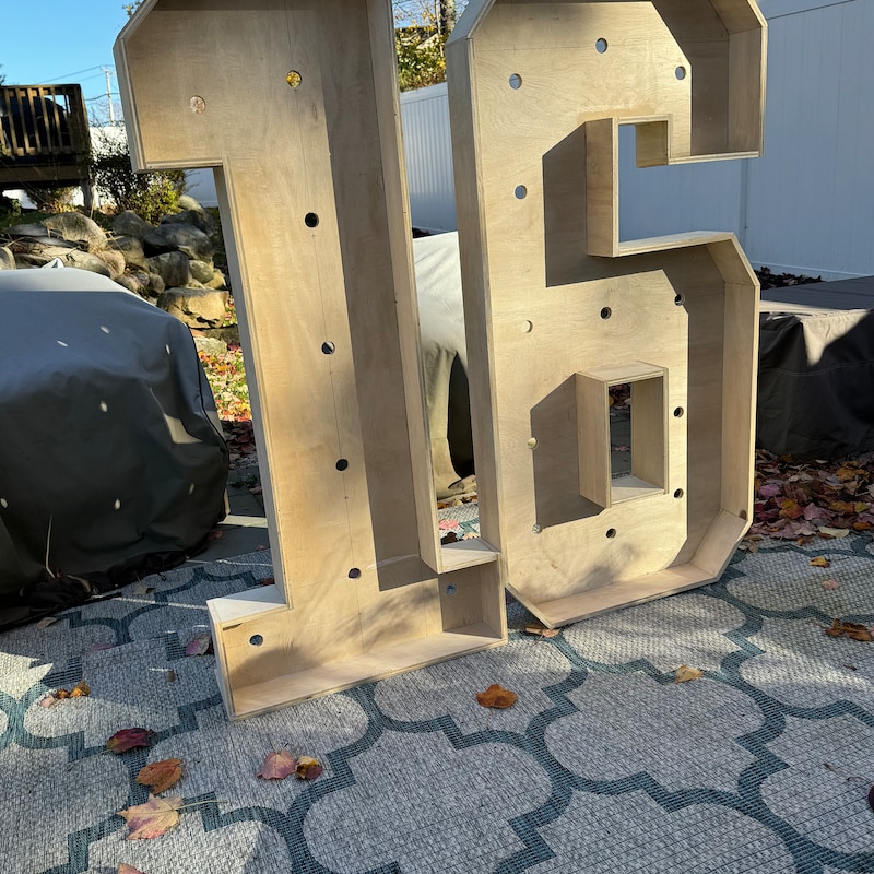 Marquee Numbers - Etsy