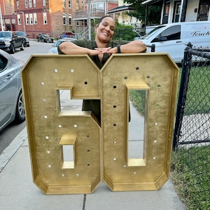 4 Foot Marquee Numbers - Etsy