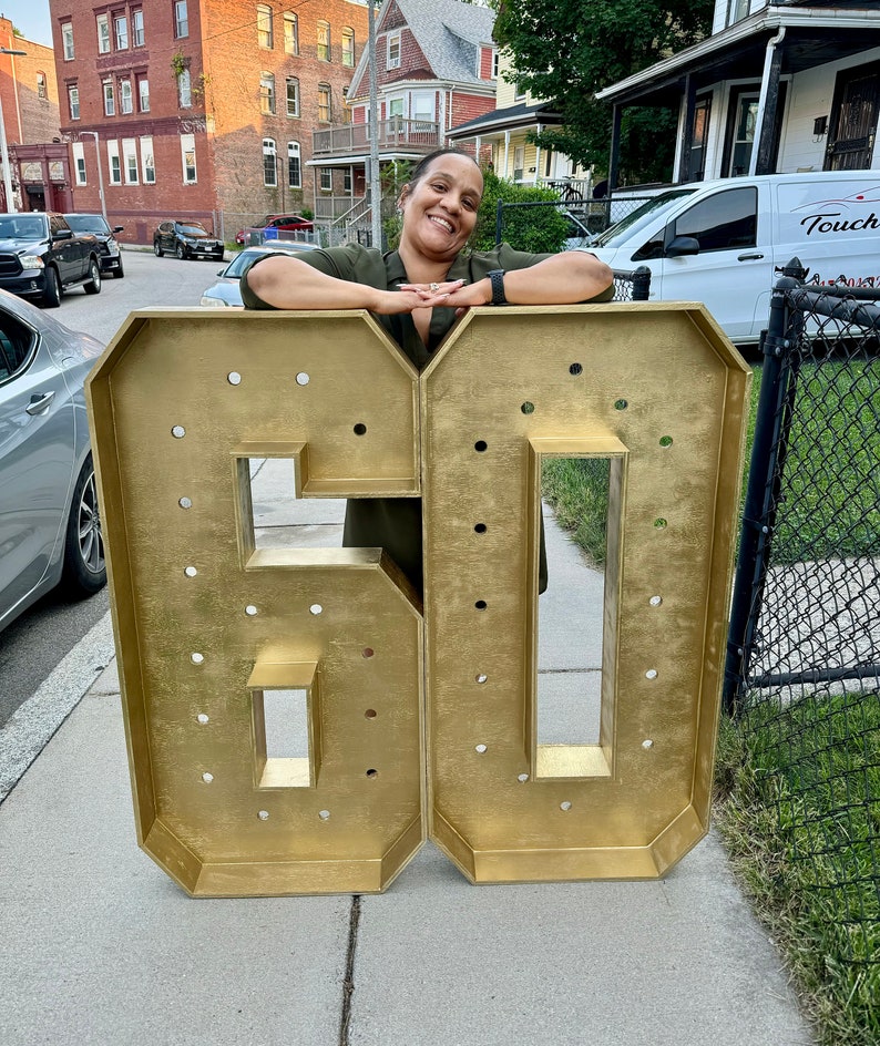 4 Foot Marquee Numbers - Etsy
