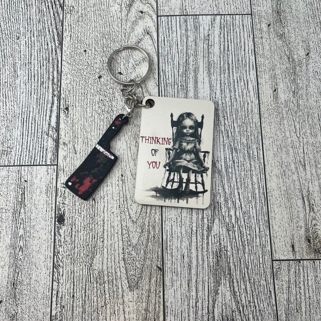 Thinking of You Keychain - Etsy